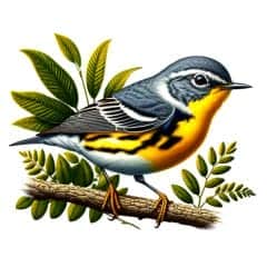 Adelaide's Warbler | Setophaga Adelaidae | Puerto Rico Bird | Facts
