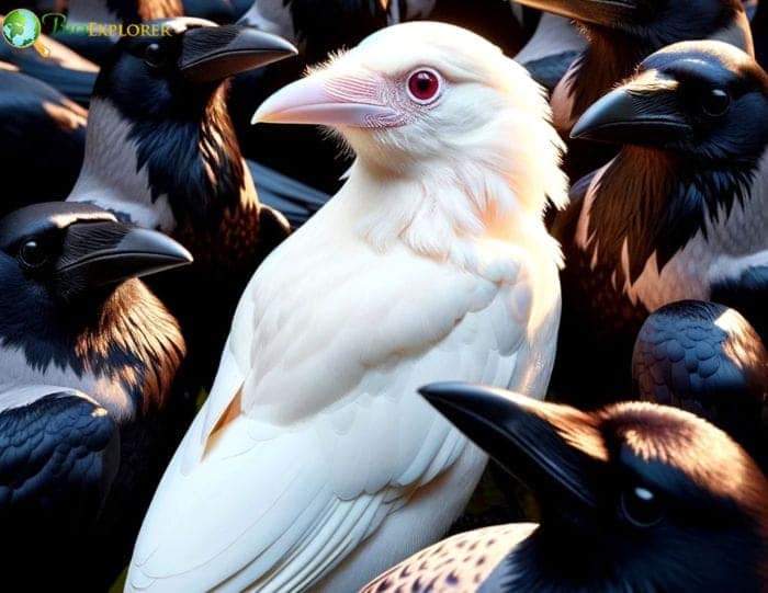 Albino Crows | White Crows | Rare Genetic Mutation | BioExplorer