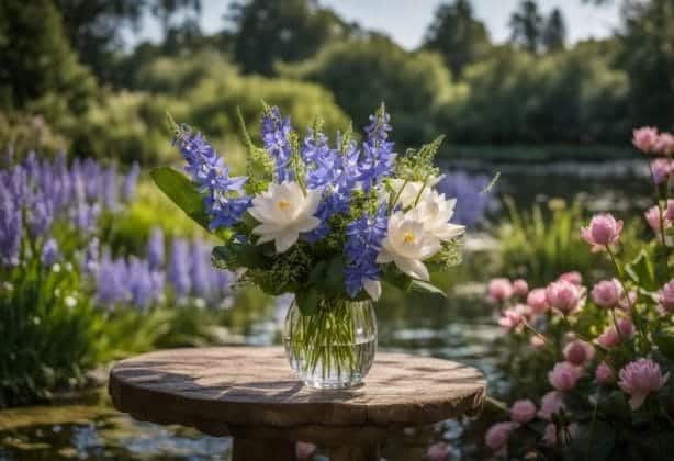 July Birth Flowers | Larkspur and Water Lily | Symbolism and Meaning