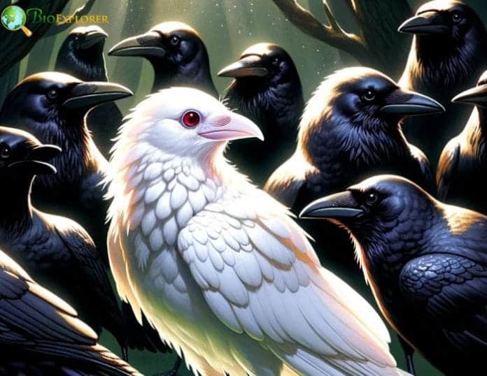 Albino Crows | White Crows | Rare Genetic Mutation | BioExplorer