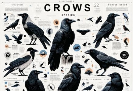 43 Types of Crows | All Corvus Species | Corvidae Family Birds