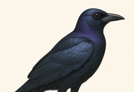 Northwestern Crow | Corvus Caurinus | Black Bird | BioExplorer